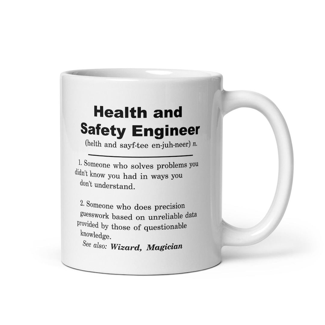 Health and Safety Engineer Mug, Health and Safety Engineer Gift, Health ...