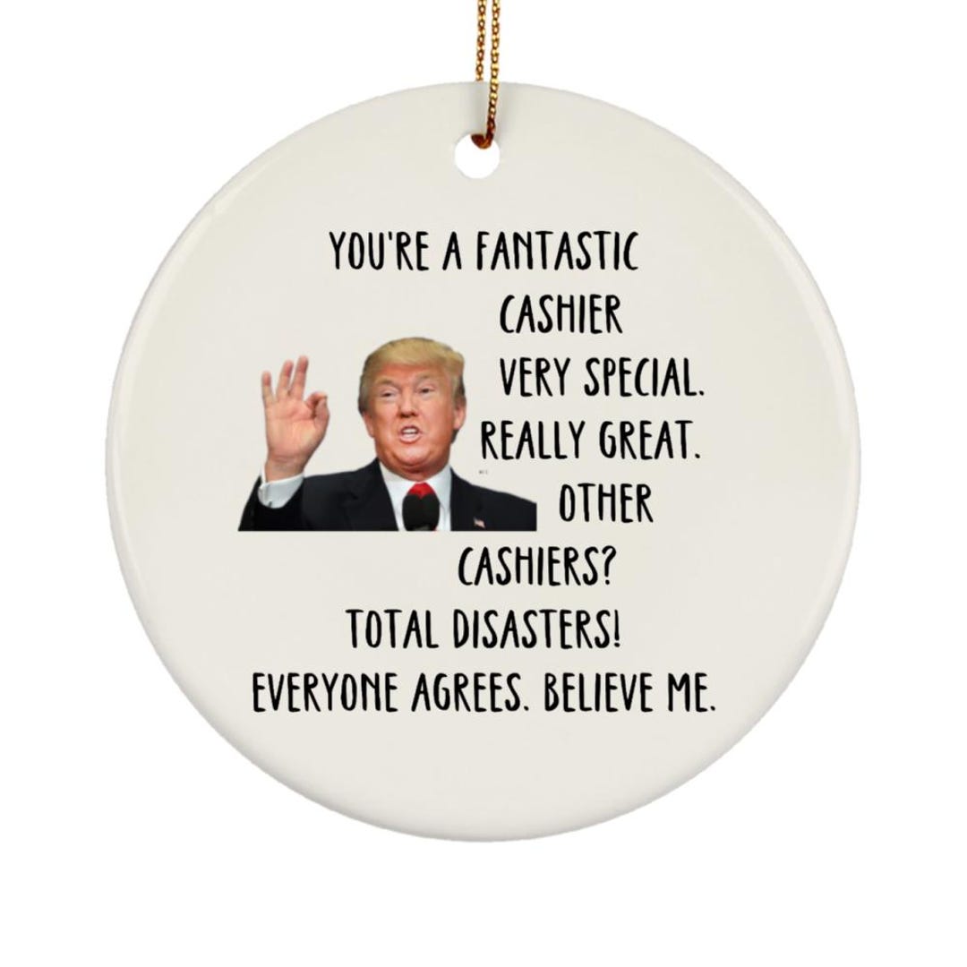 Cashier, Cashier Ornament, Cashier Gift, Cashier Appreciation Gift ...