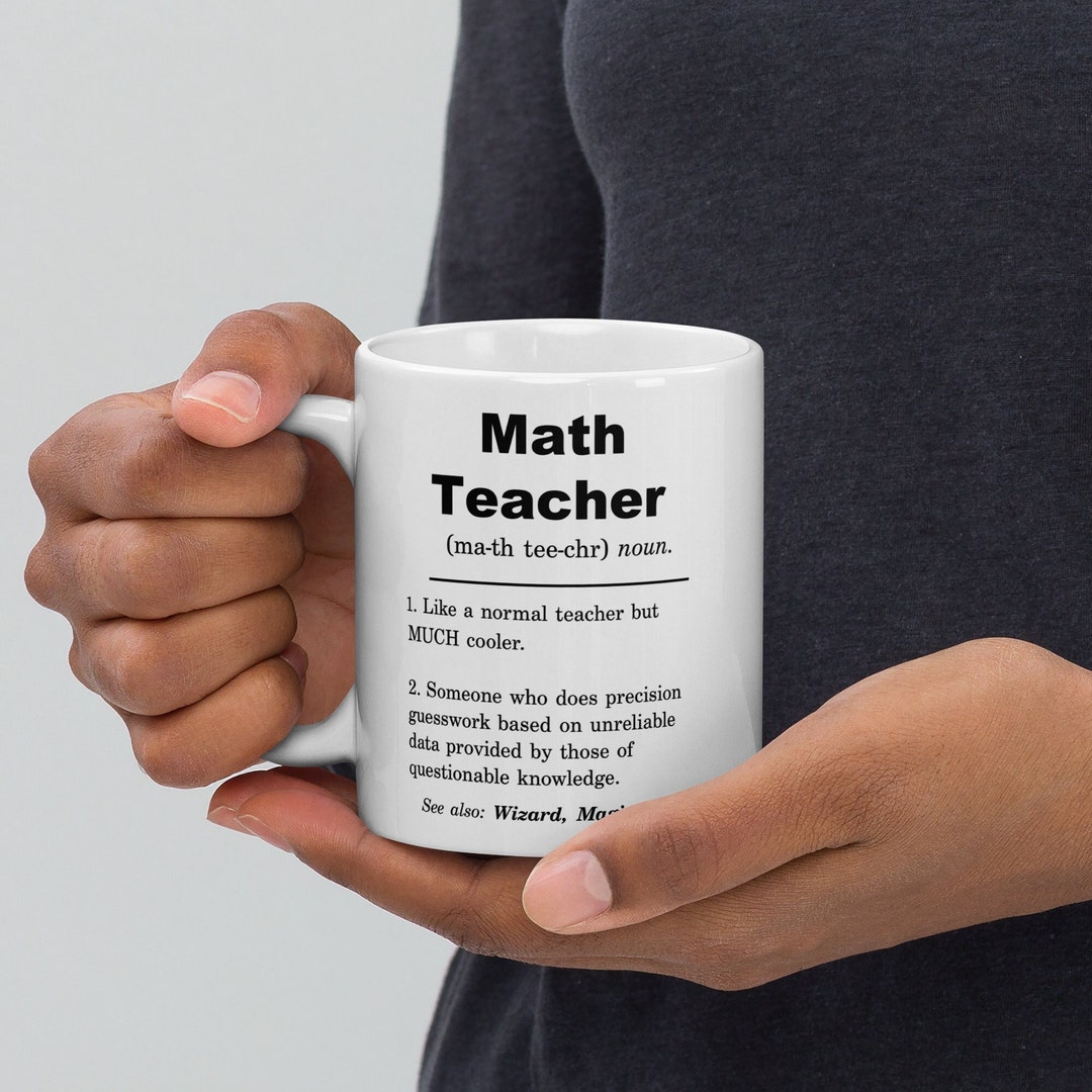 Math Teacher Gift, Math Teacher Mug, Best Math Teacher, Math Teacher ...