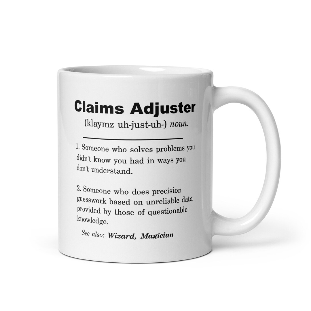 Claims Adjuster Gift, Claims Adjuster Mug, Claims Adjuster Gift Idea ...