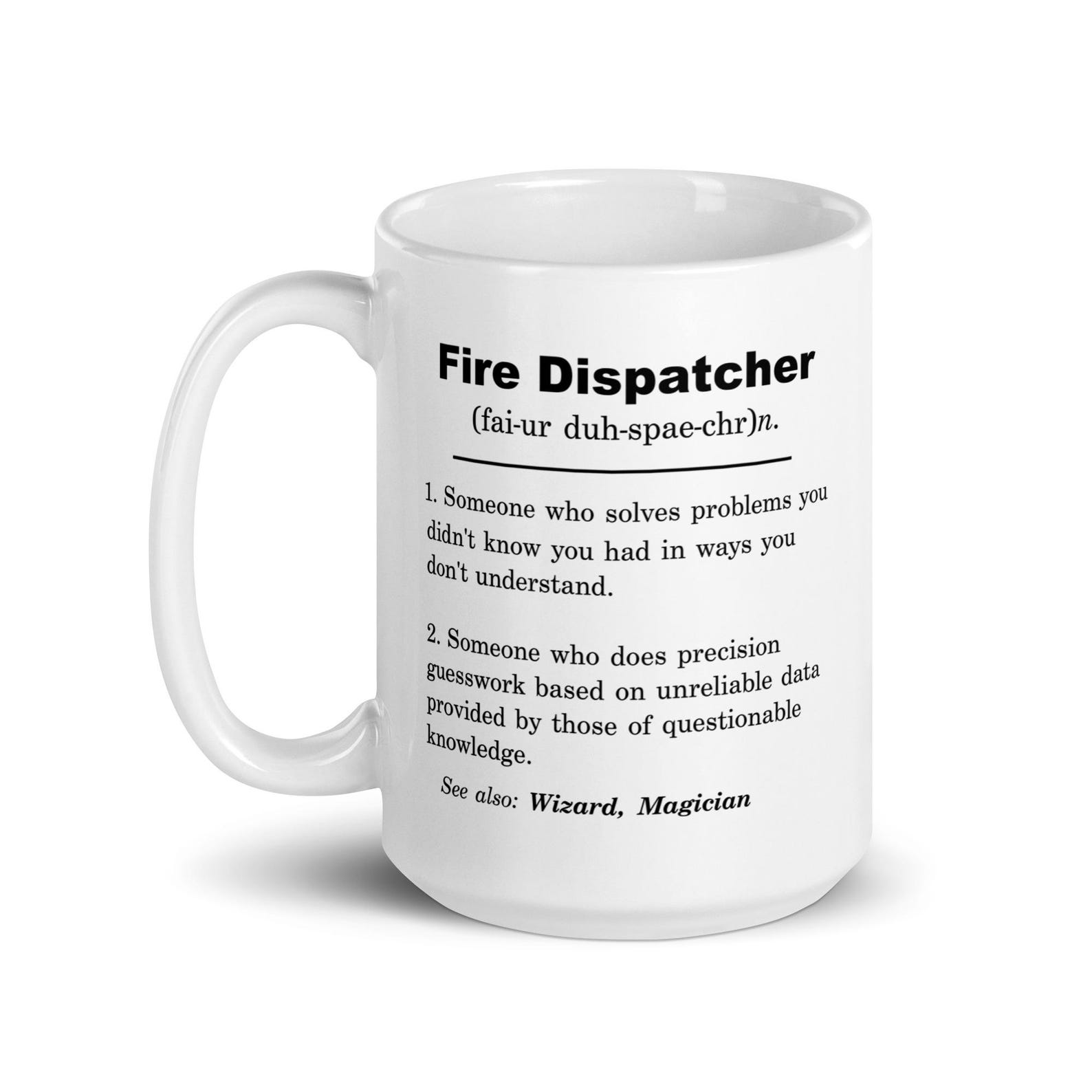 Fire Dispatcher Mug, Fire Dispatcher Gift, Fire Dispatcher Gift Ideas ...