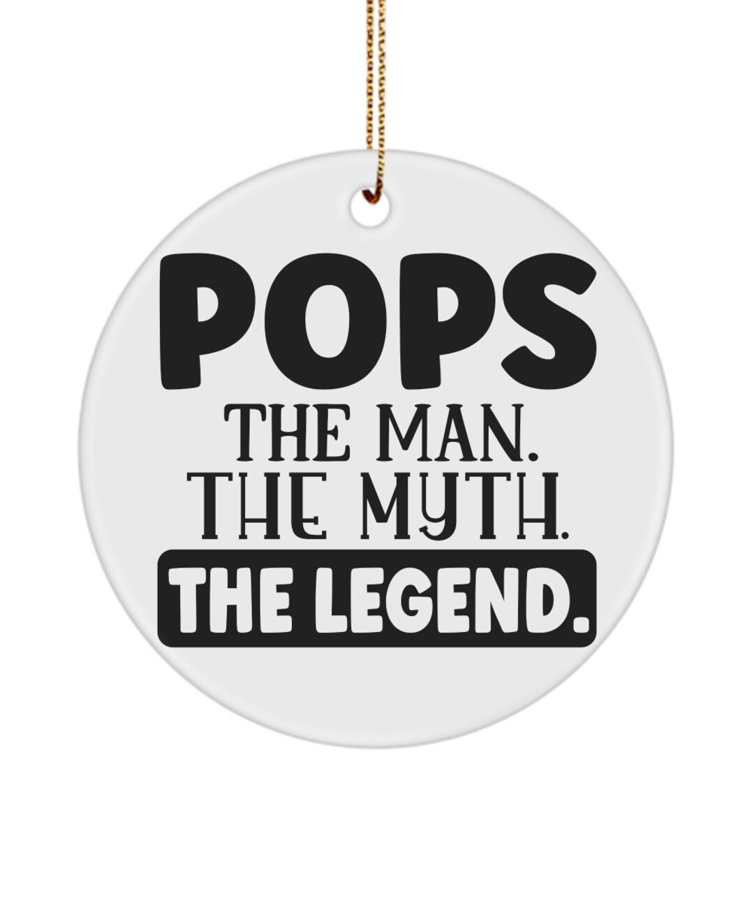 Pops Gift Idea, Dad Gift, Pops Ornament, Grandpa Gift, Pops Christmas ...