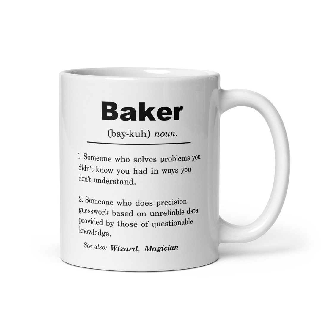 Baker, Baker Mug, Baker Gifts, Gift for Baker Gift Idea, Baking Gift ...
