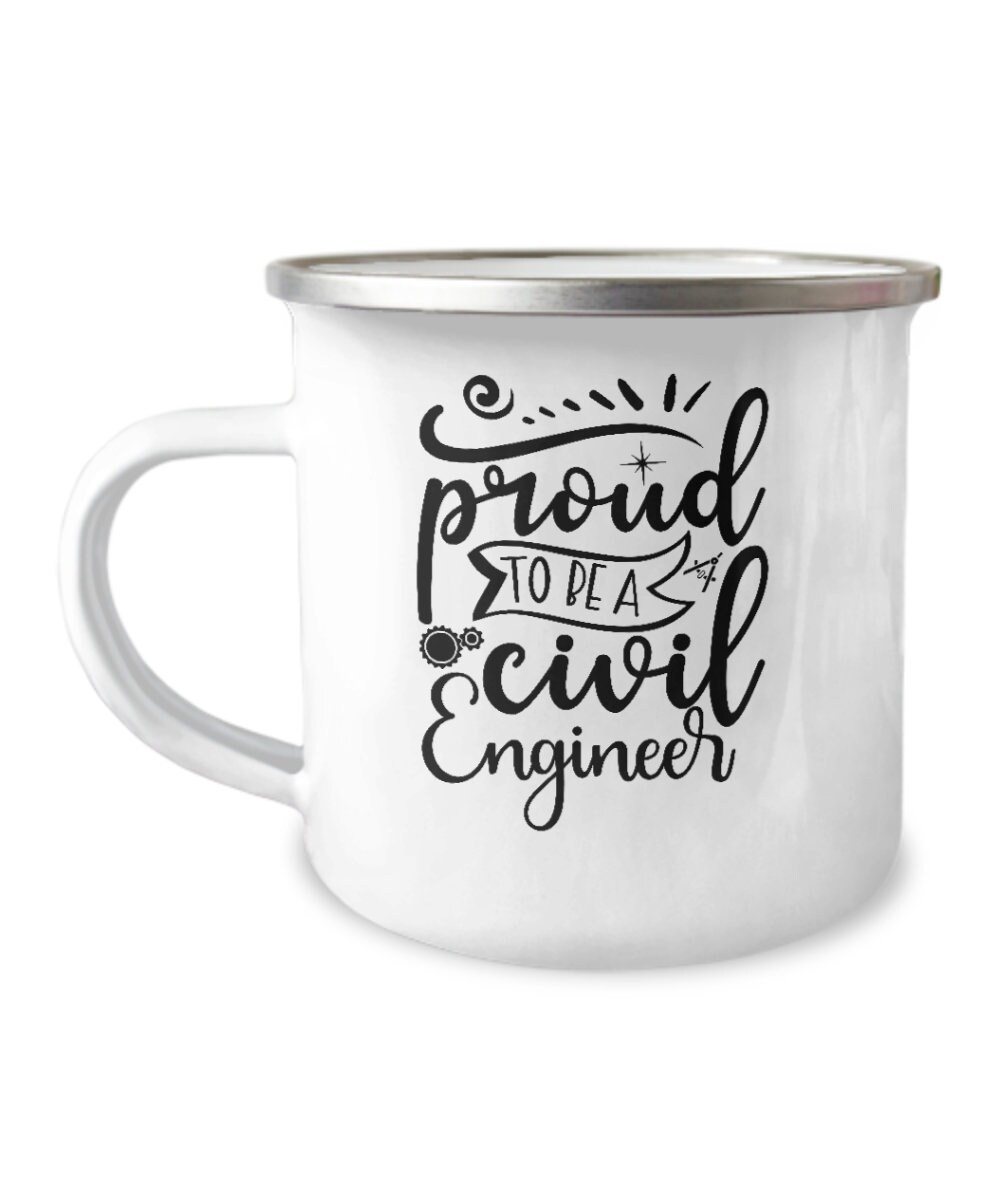 Civil Engineer Camper Mug , Civil Engineer Birthday Gift, Civil ...