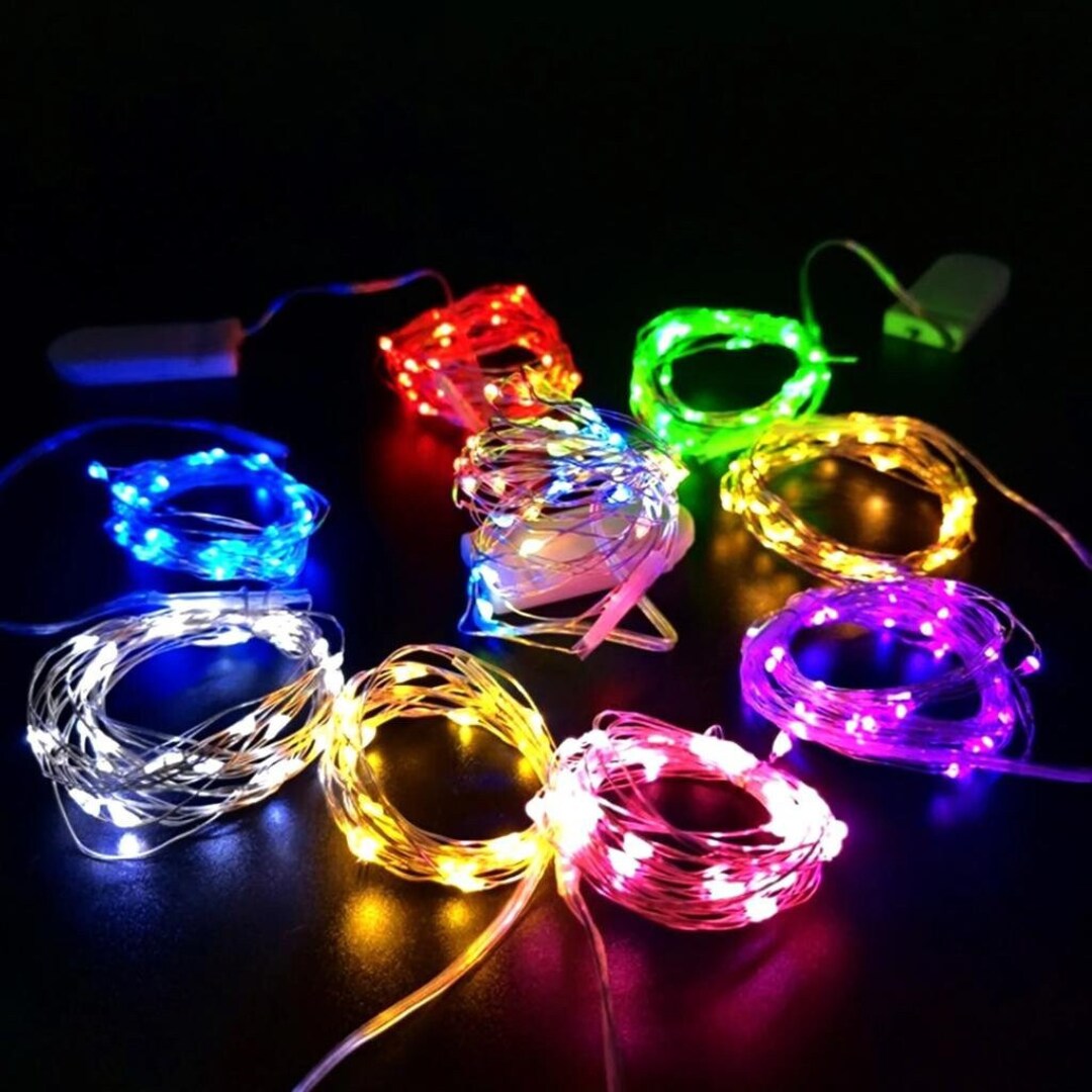 LED String Fairy Light Silver Wire Warm White Garden/ Home/christmas ...