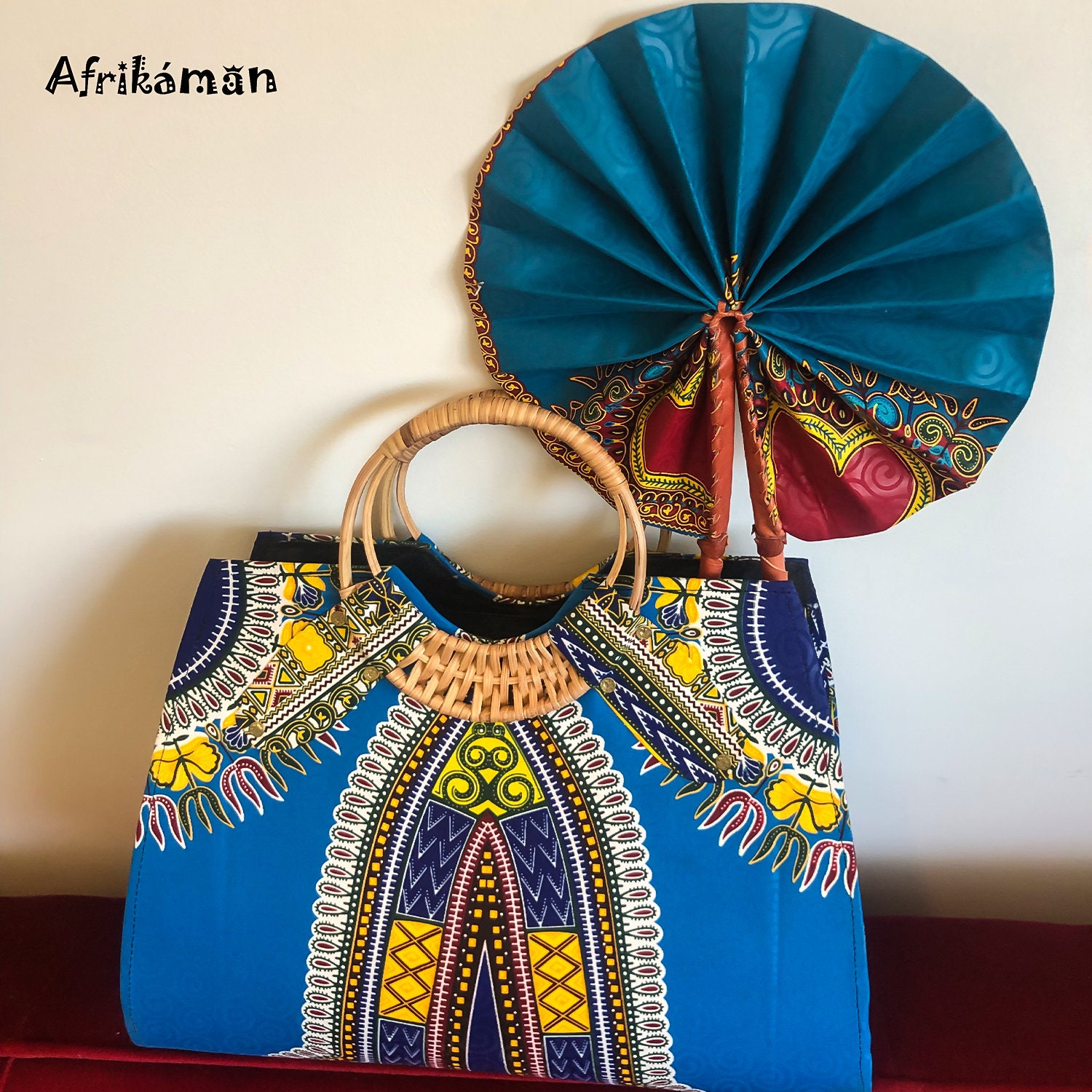 African Print Handbag Maxi Stylish Boho Summer Bag - Etsy