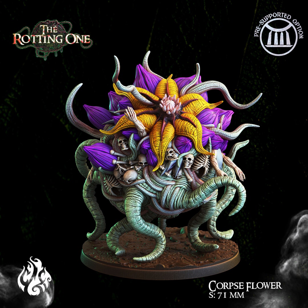 Corpse Flower Tabletop Model Dungeons & Dragons Crippled - Etsy