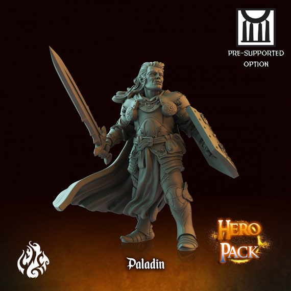 Male Half-orc Paladin Table Top Model Crippled God Foundry - Etsy