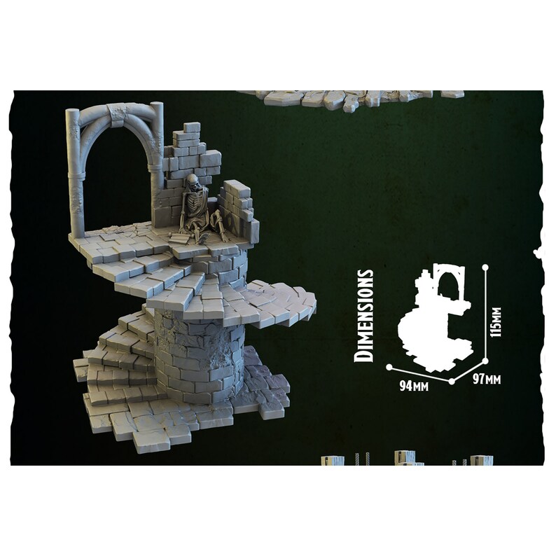 Dungeon Entrance Stairs Dungeon of Despair Tabletop - Etsy