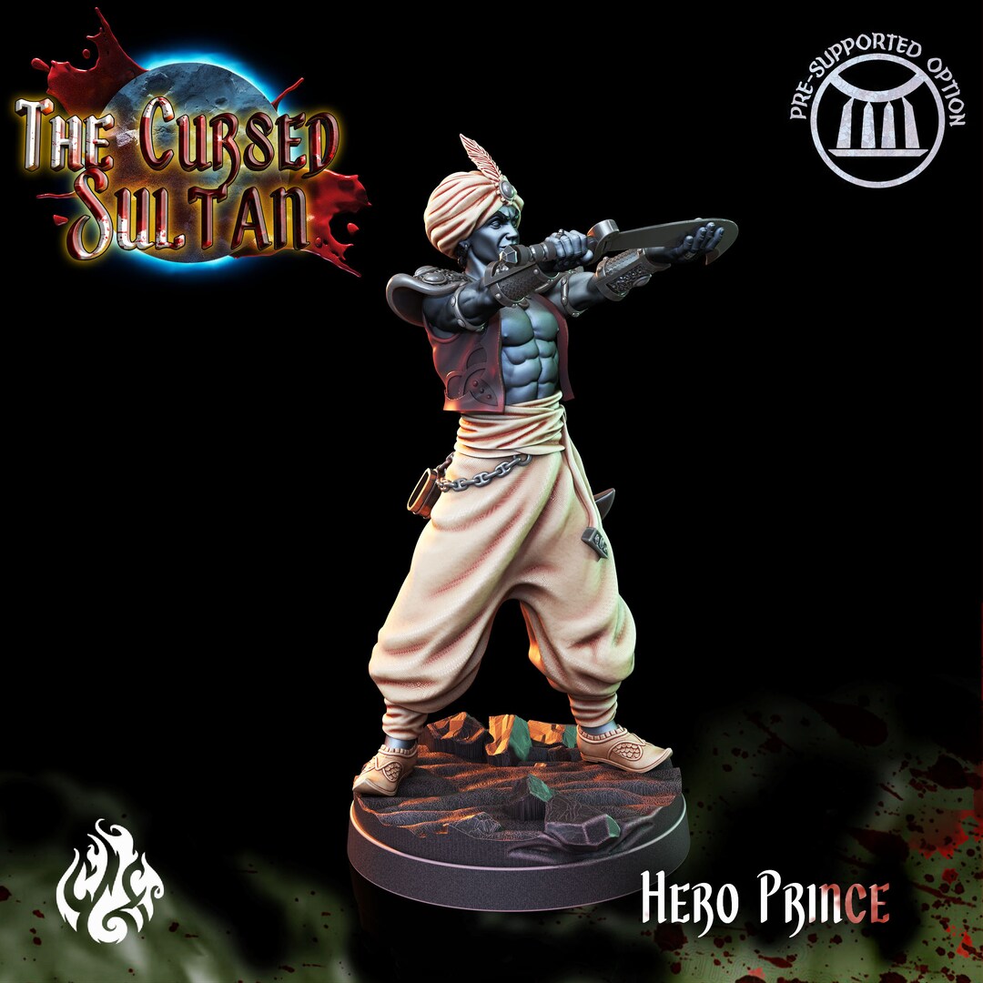 Human Prince Tabletop Model Dungeons & Dragons Crippled God Foundry - Etsy