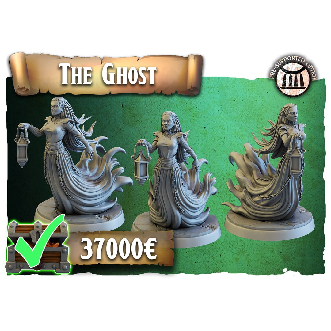 Female Ghost Dungeon of Despair Tabletop Model Dungeons & Dragons ...