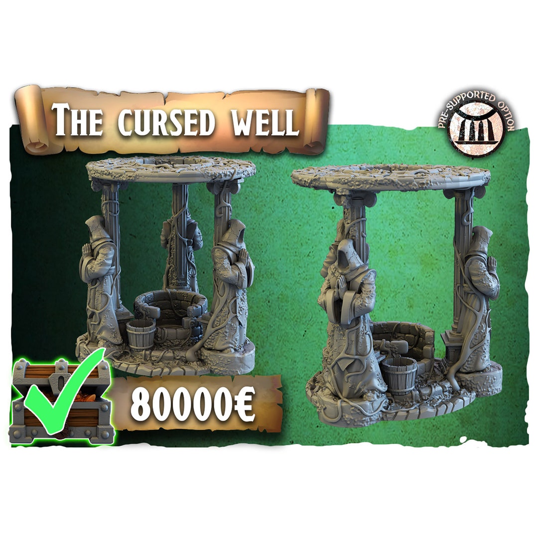Places of Power the Cursed Well Dungeon of Despair Tabletop Model ...