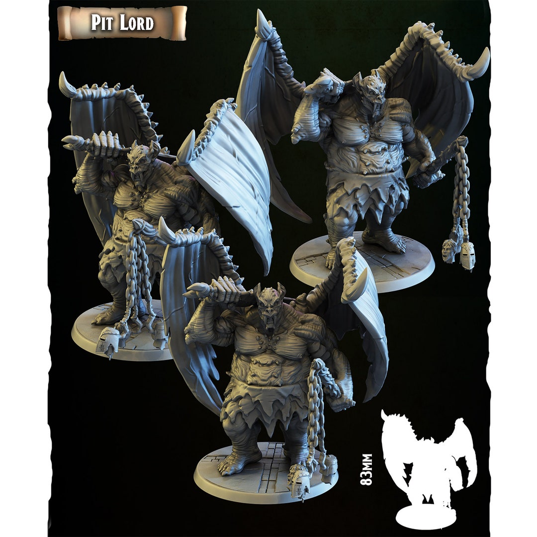 Pit Lord Dungeon of Despair Tabletop Model Dungeons & Dragons Crippled ...