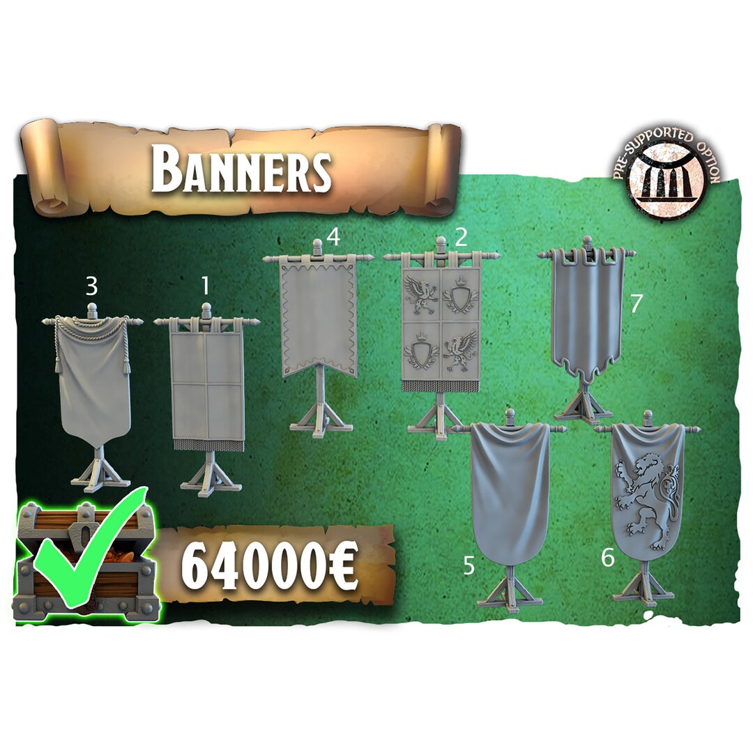 Banners Dungeon of Despair Tabletop Model Dungeons & - Etsy