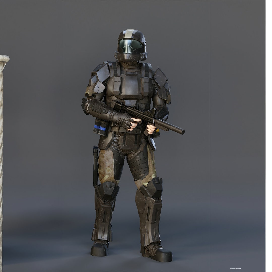 Halo - ODST Pose 1 – Galactic Armoury – 2 Options With Resin and PLA ...