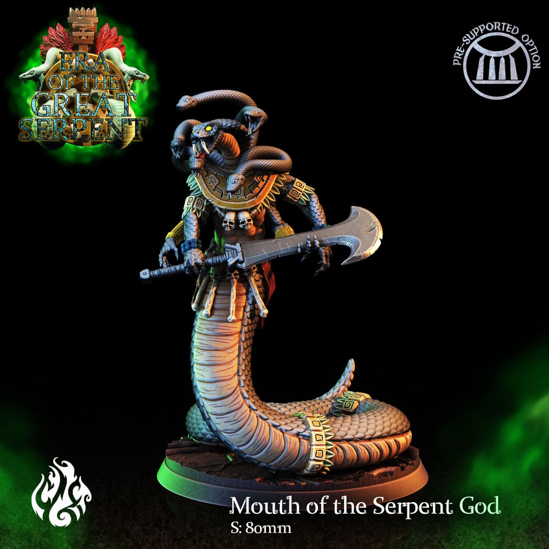 Ophidian Mouth of the Serpent God Tabletop Model Dungeons & Dragons ...