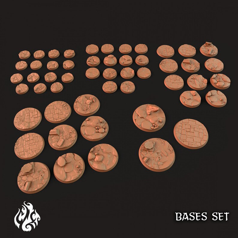 Bases for Miniatures 25mm 30mm 40mm 50mm & 60mm - Etsy