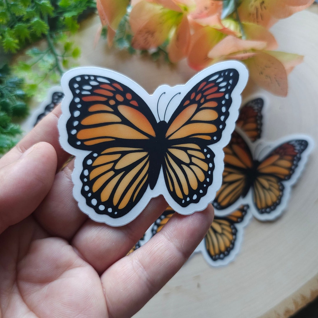 Monarch Butterfly,summer Sticker Pack, Nature Stickers, Colorful ...