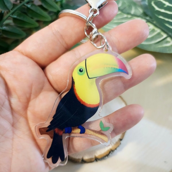 Bird Keyring - Etsy