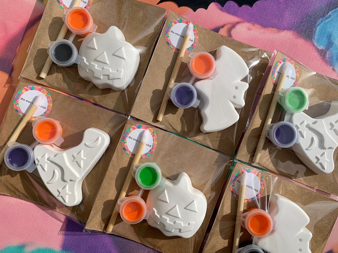 Halloween Party Bag Fillers, Children’s Party Bag Favours, Paint Your ...