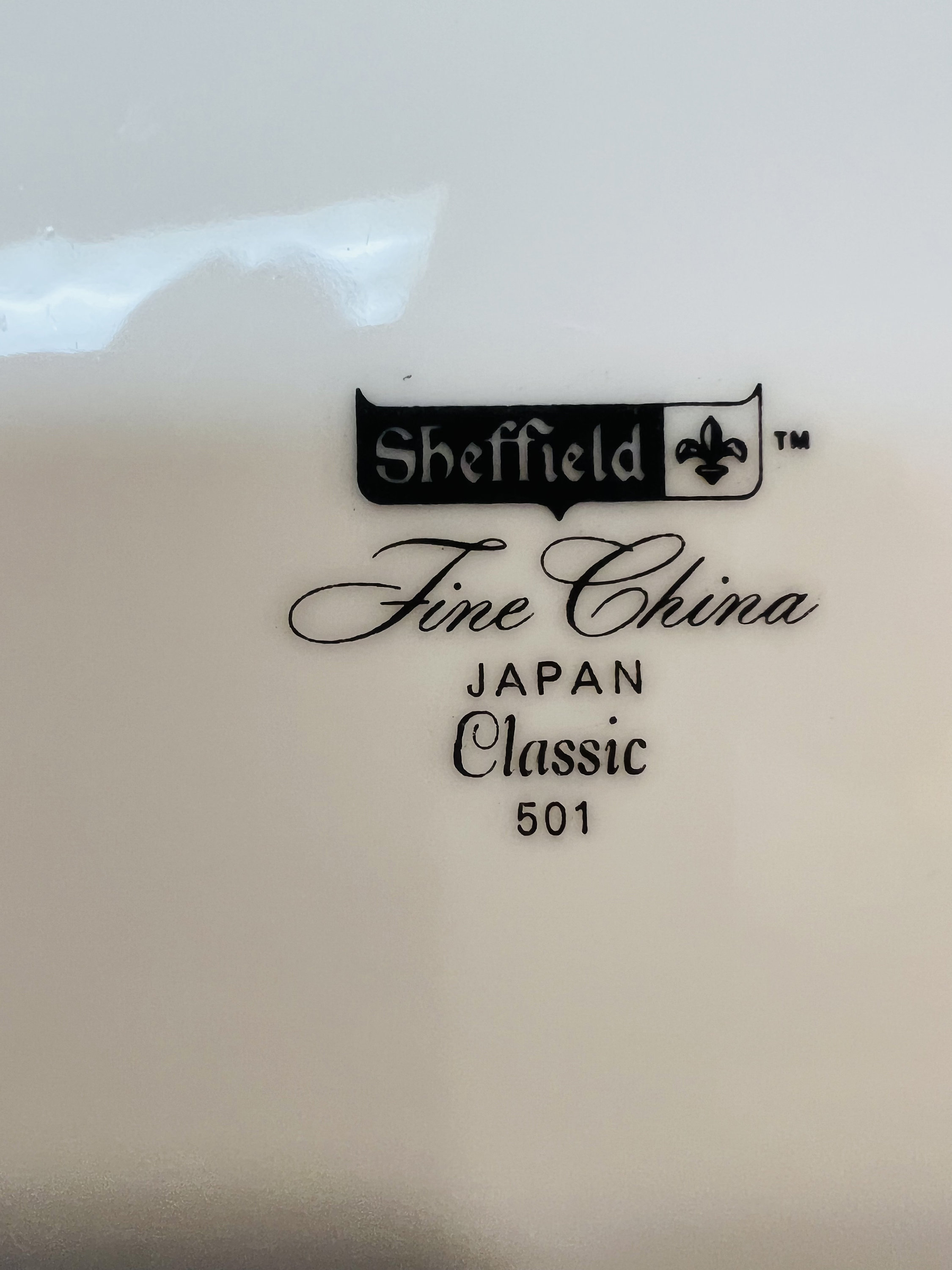 Vintage Sheffield Fine China Classic, Japan 501, Dinner Plate - Etsy