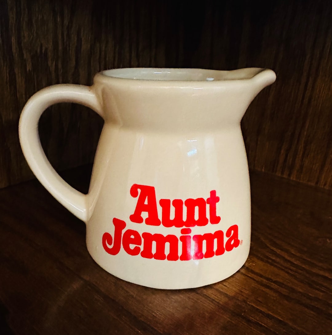 Vintage Aunt Jemima Ceramic Syrup Pitcher Pristine Condition Rare ...