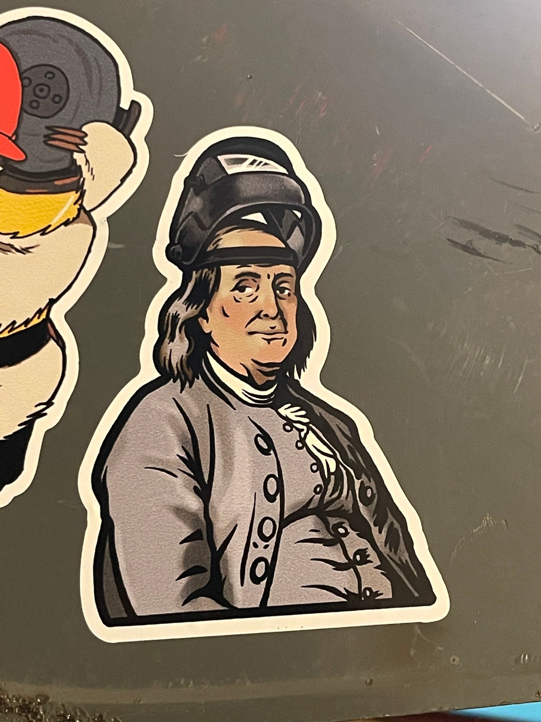 Benjamin Franklin Welding Sticker - Etsy