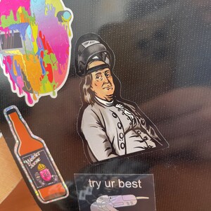 Benjamin Franklin Welding Sticker - Etsy