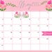 May 2026 Digital Calendar: Pink Floral Planner (PDF, PNG, JPG Download ...