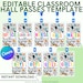 Editable Classroom Hall Passes Lanyard Template (canva Digital Download ...