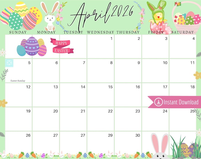 February 2027 Digital Calendar: Pink Valentine's Planner (PDF, PNG, JPG ...