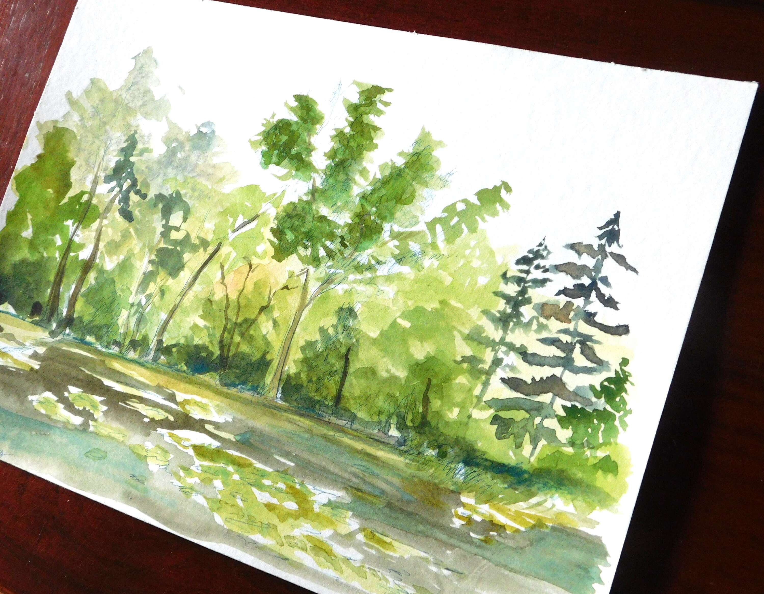 Spring Valley Nature Center - Plein Air Painting - Original Artwork ...