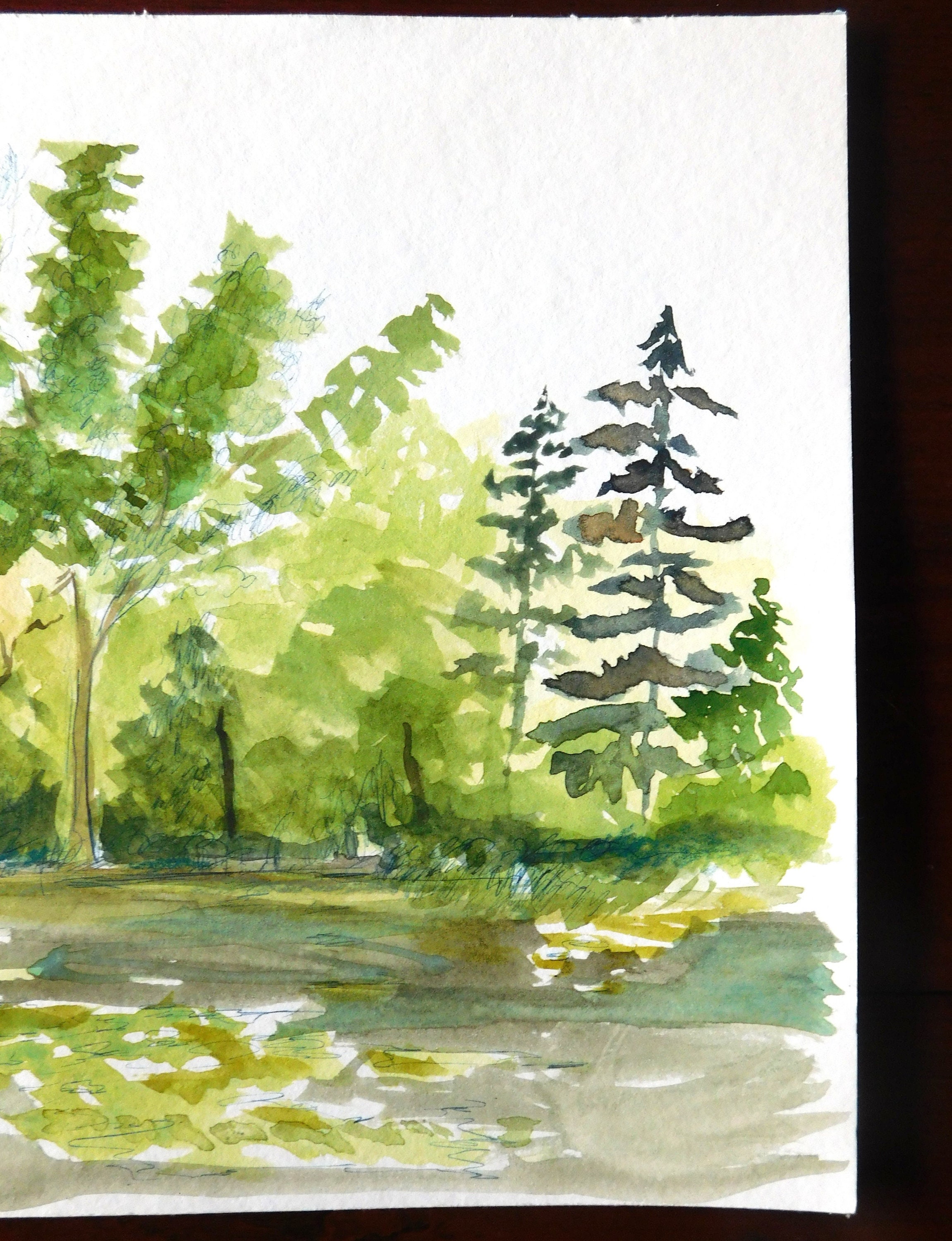 Spring Valley Nature Center - Plein Air Painting - Original Artwork ...