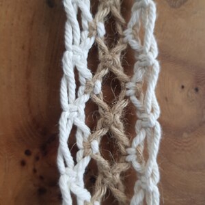 Beautiful Macrame Cotton and Jute Yoga Mat Strap, Yoga Mat Carrier ...