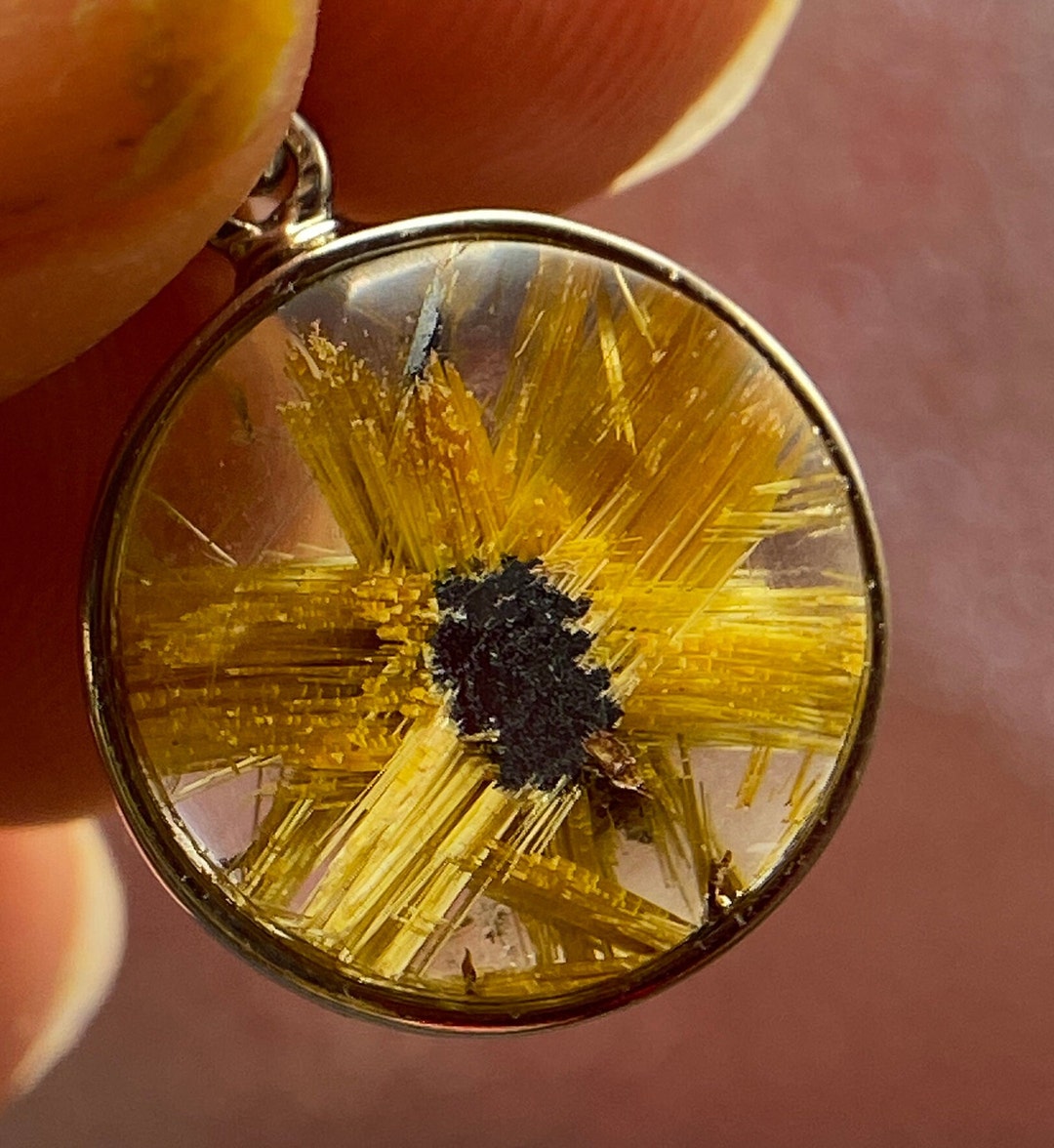 SUPER RARE Star-rayed Golden Rutile Titanium Oxide Inclusions - Etsy UK