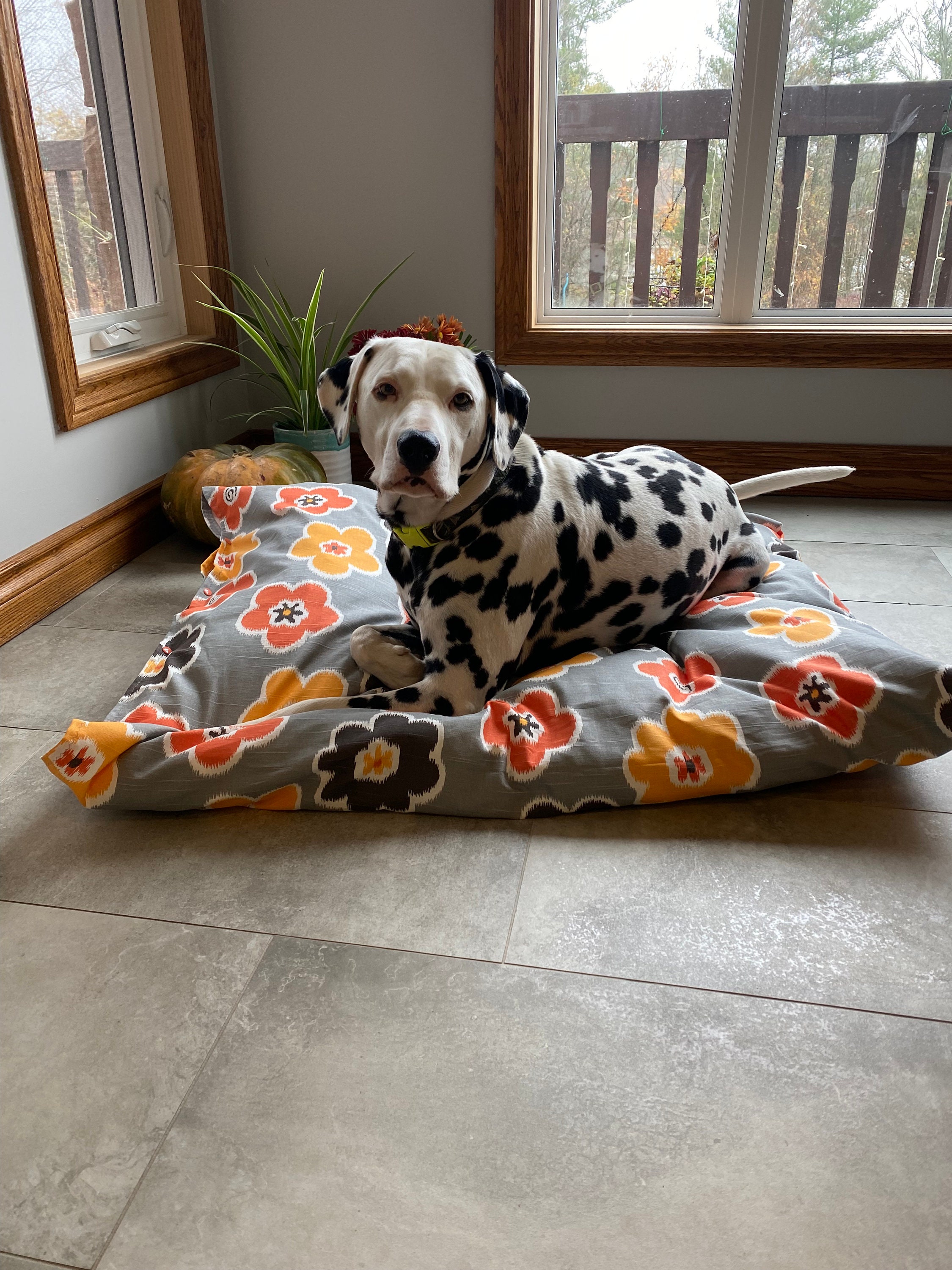 Large Cotton Dog Duvet Bed Cover/ Cover and Insert - Etsy