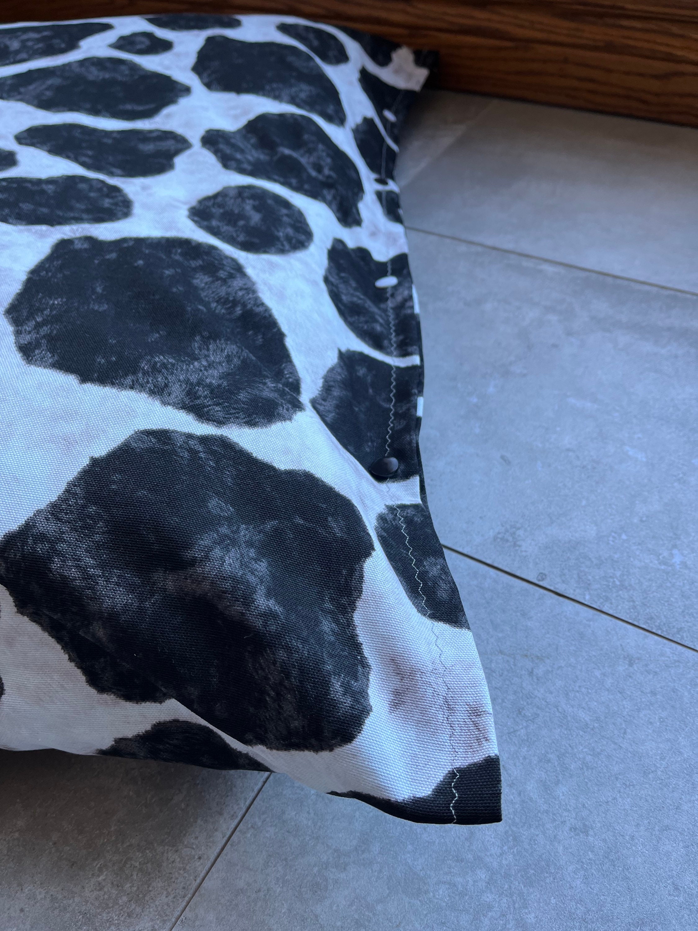 Cow Print Dog Bed Cover/ Cover With Insert - Etsy