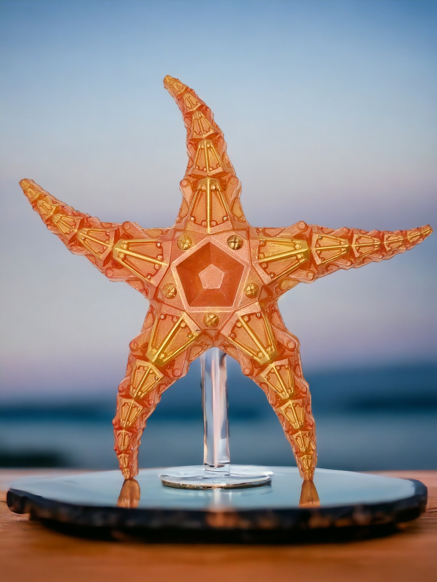 Steampunk Mechanical Starfish Wall Art Intricate 3D Design for ...