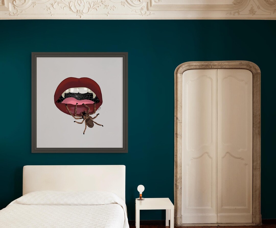 Original Digital Art Instant Download Printable, "venom Kiss": A Spooky ...