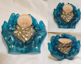 Resin Hands Sculpture - Etsy