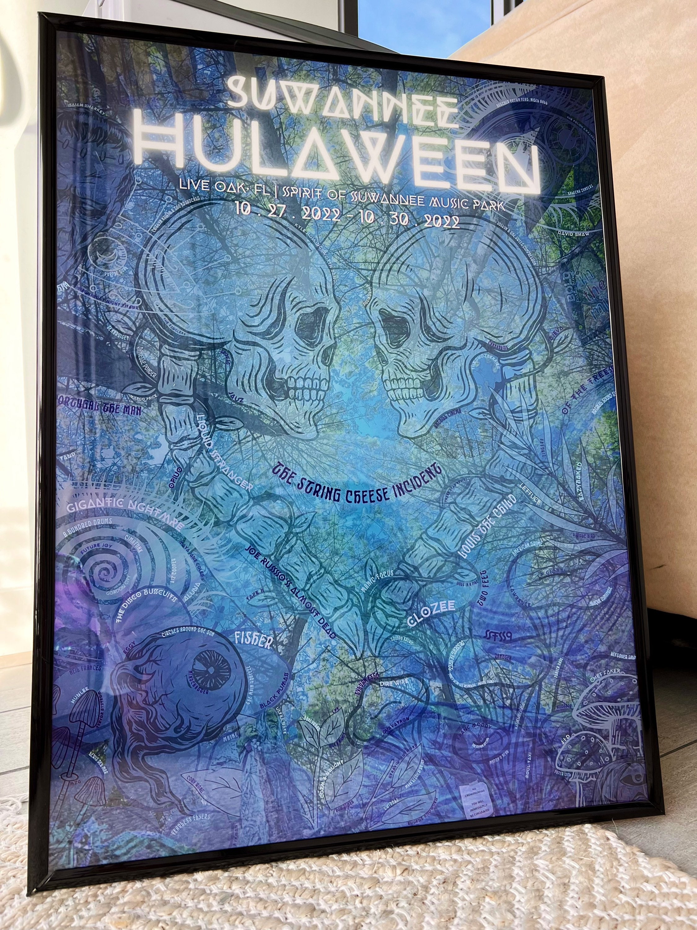 Hulaween 2022 Festival Lineup Poster - Etsy