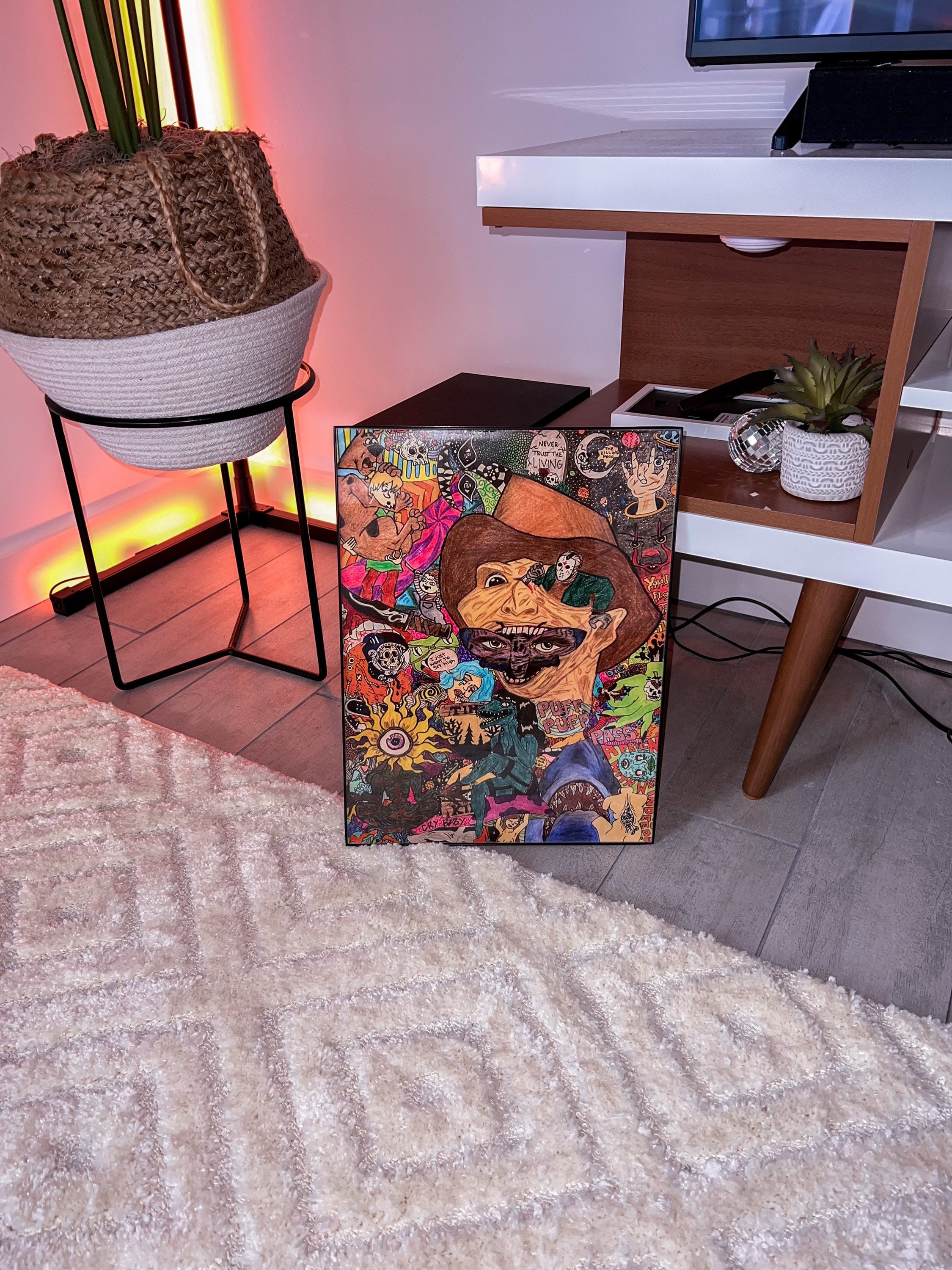 Puff Puff Pass 90s Horror Print - Etsy