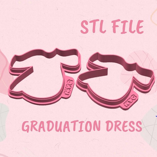 Graduation Gown Cookie Cutter Senior Graduation 2020 - Etsy