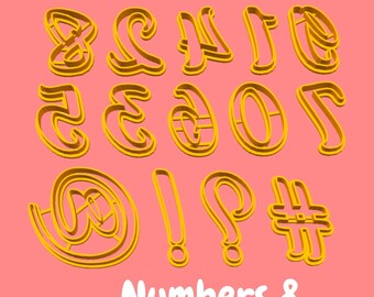 Number Stl - Etsy