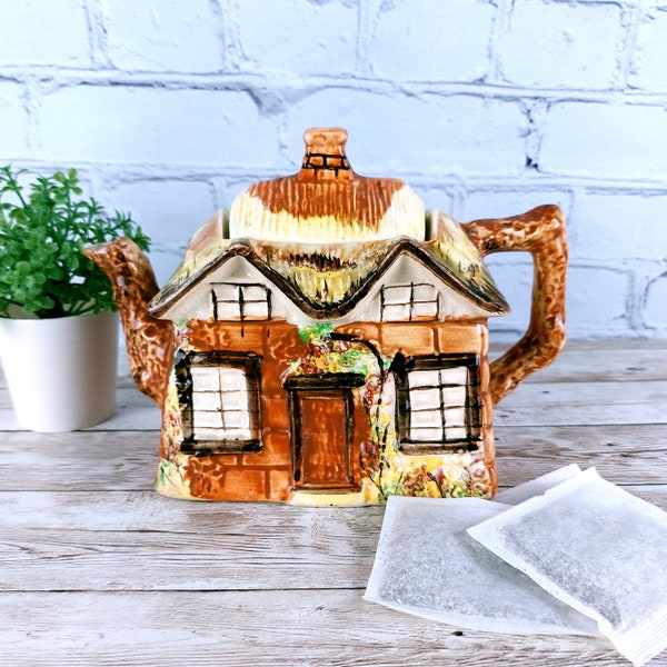 Cottage Tea Pot - Etsy