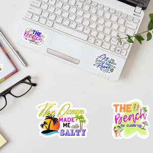 15 Beach Summer Printable Stickers Summer Stickers Beach - Etsy