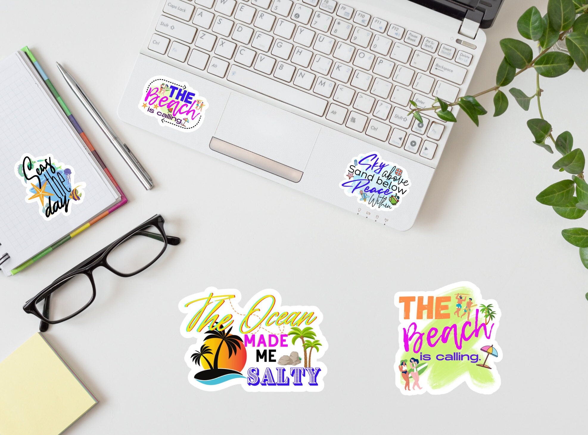 15 Beach Summer Printable Stickers Summer Stickers Beach Stickers - Etsy