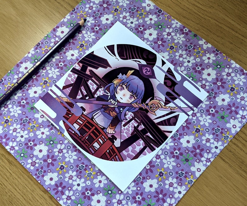 Genshin Chibi Archons Genshin Art Prints Genshin Chibi Venti Art Print ...