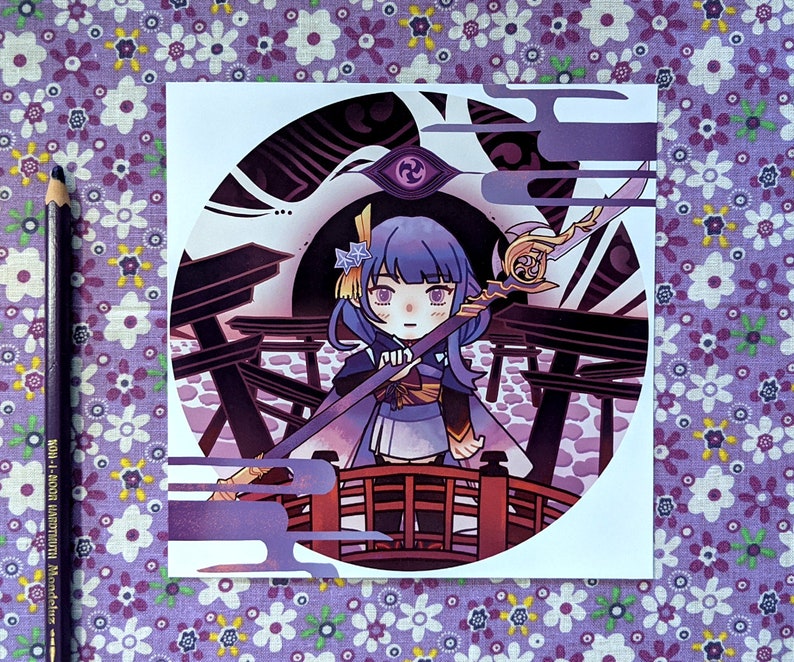 Genshin Chibi Archons Genshin Art Prints Genshin Chibi Venti Art Print ...