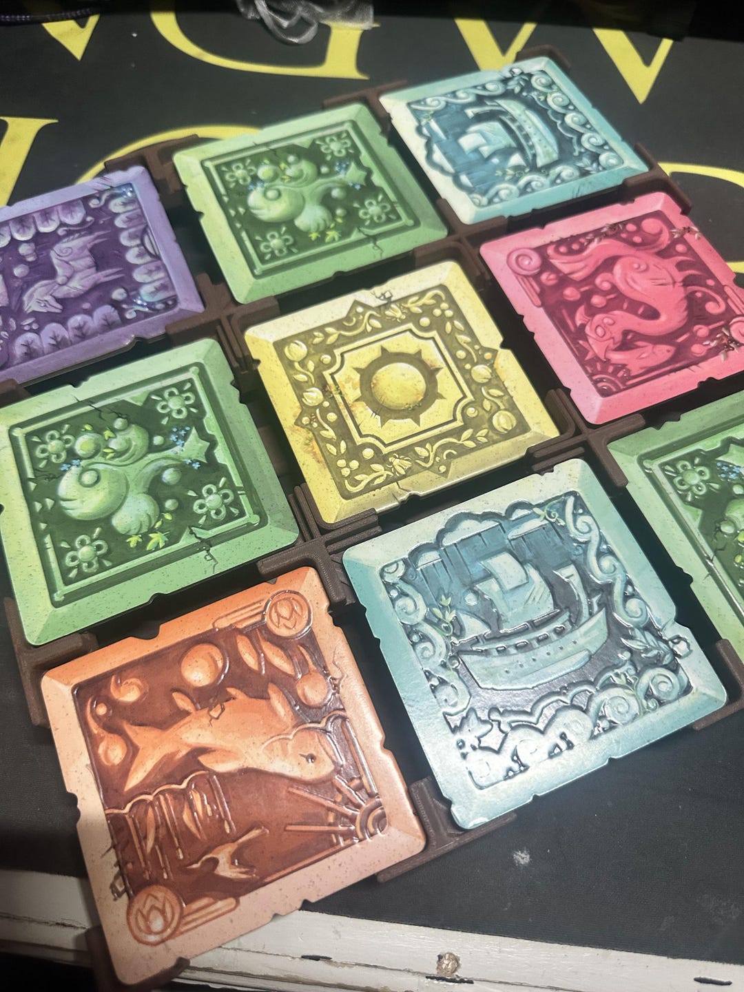 Shifting Stones Tile Carousel | Rotating Tile Tray for Tabletop Board ...